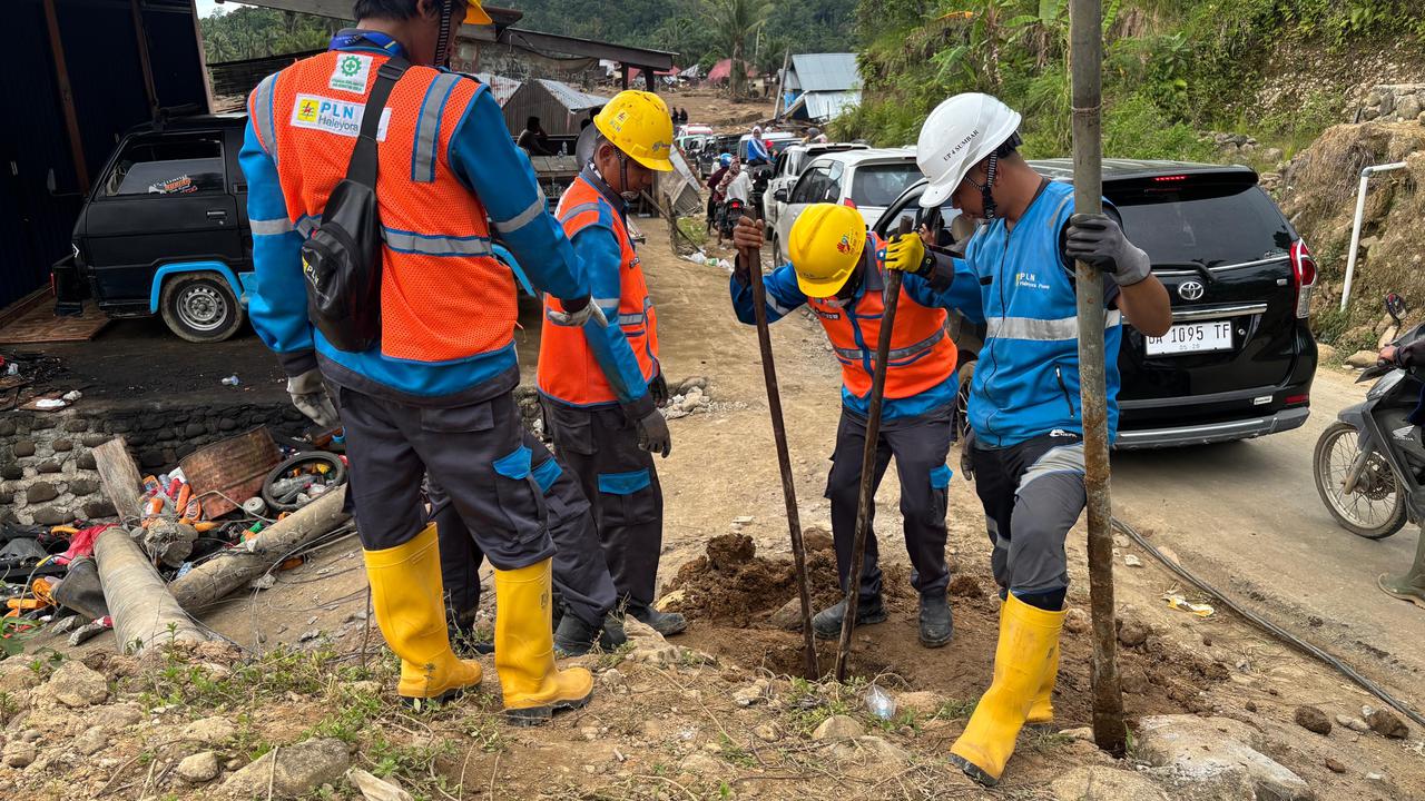 BNPB: Jaringan Listrik Sumbar Terdampak Bencana Pulih, 100 Persen Sudah Menyala