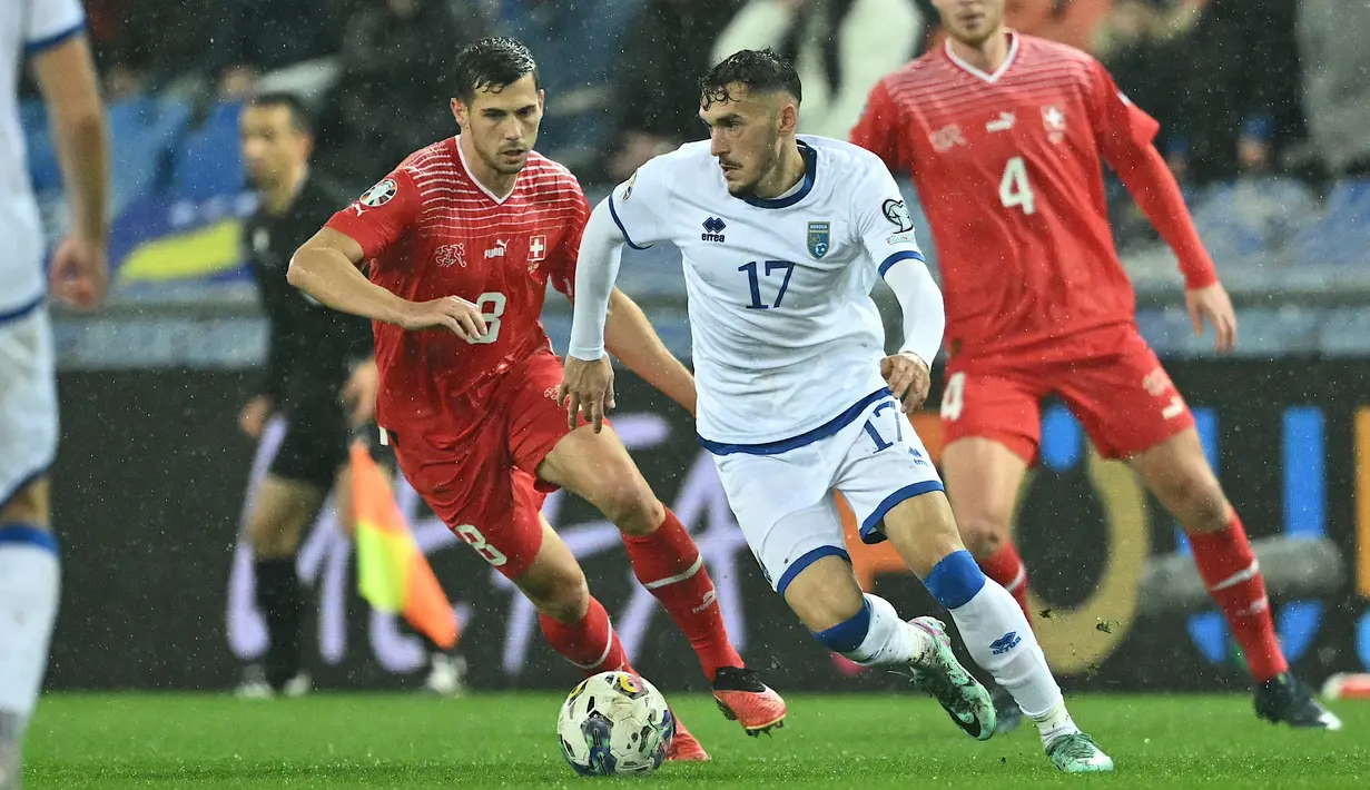 Swiss Lolos ke Euro 2024 Meski Imbang Lawan Kosovo - Foto Liputan6.com