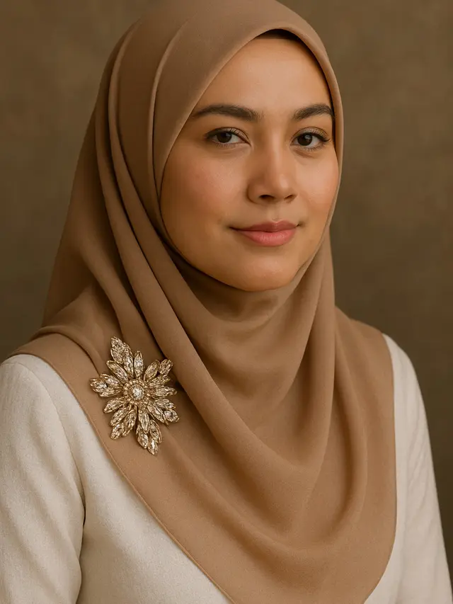 7 Model Hijab Segi Empat untuk Kondangan di 2025, Tampil Rapi dan Stylish - Hot Liputan6.com