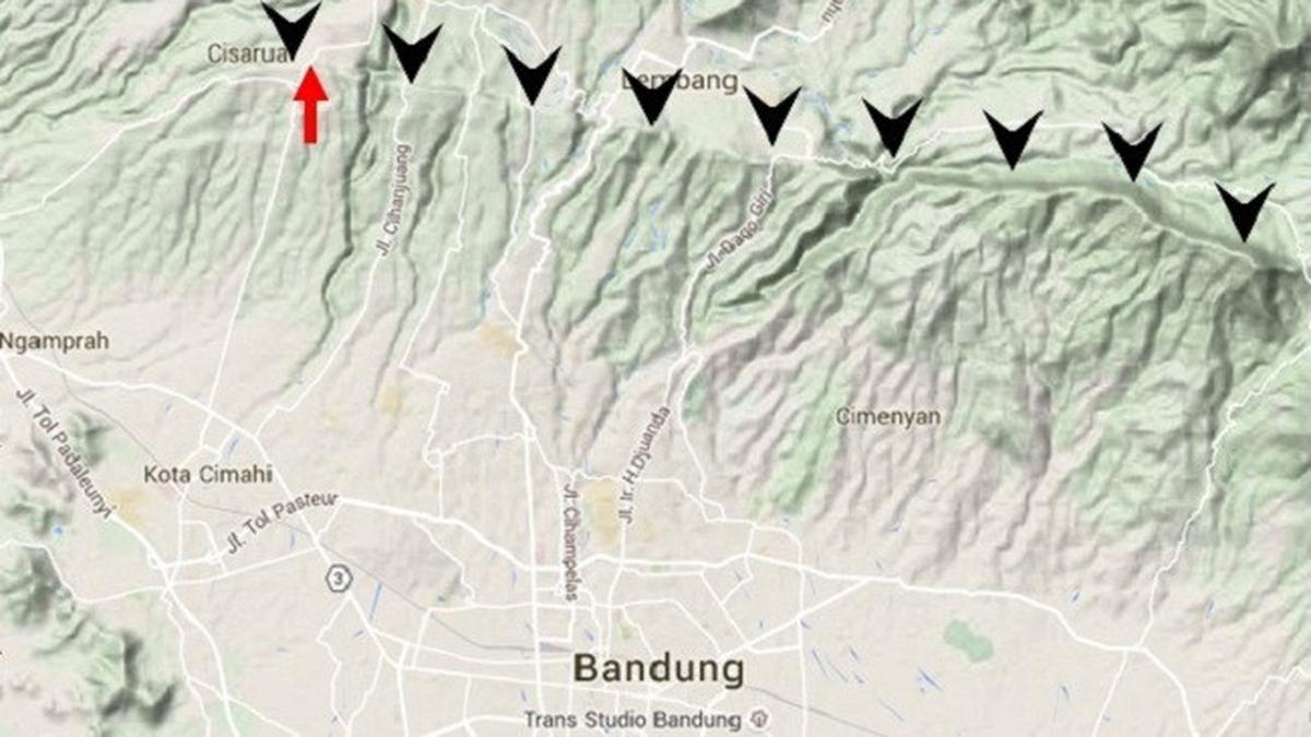 Sesar Lembang Adalah Patahan Gempa, Ketahui Laju Pergeseran dan ...