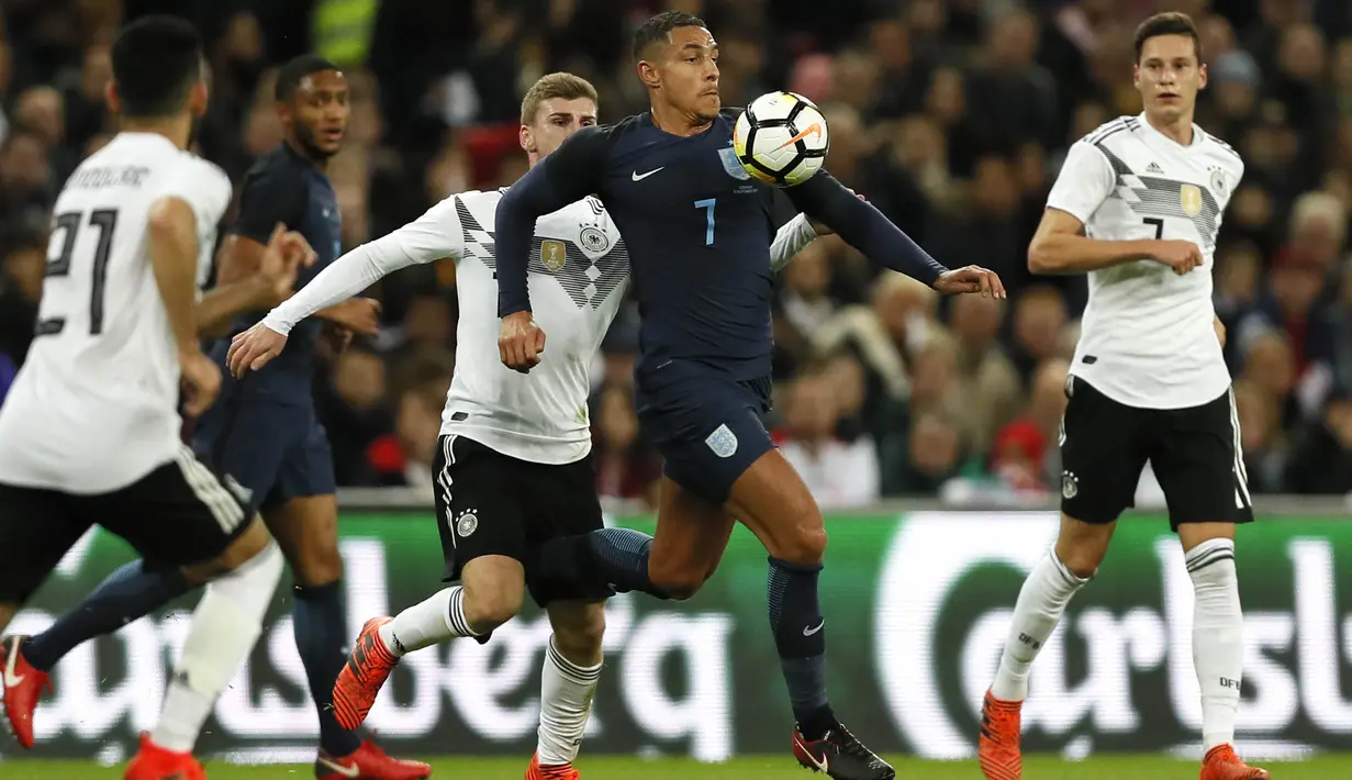 FOTO: Jerman Tahan Imbang Inggris di Stadion Wembley - Dunia Bola.com