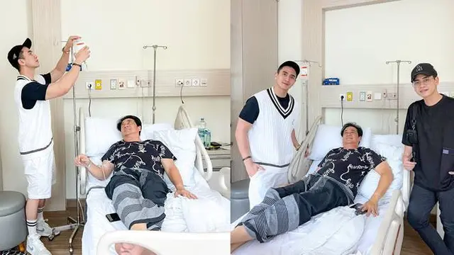 7 Potret Verrell Bramasta dan Athalla Naufal Temani Ivan Fadilla di Rumah Sakit - Hot Liputan6.com