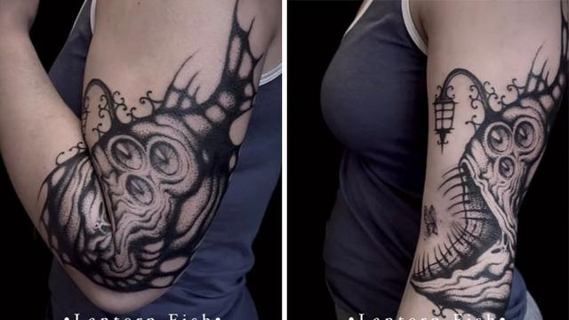 Keren, Ini 6 Ide Tato di Lutut dan Siku yang Bisa Berubah Saat Bergerak ...