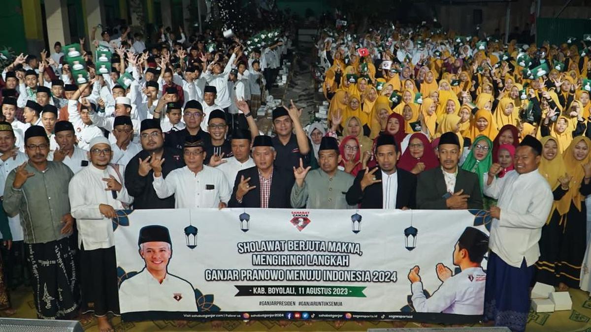 Doa dan Salawat Kemenenangan Ganjar Pranowo Menggema di Boyolali - News ...
