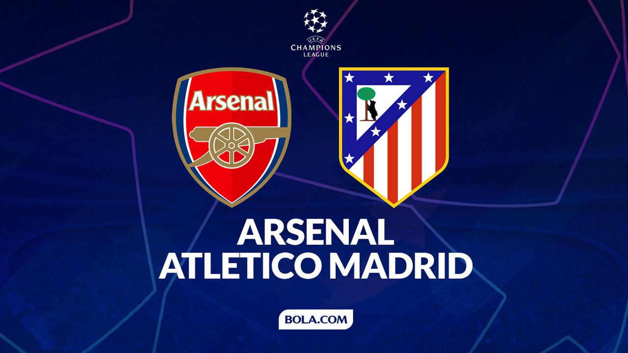 Link Live Streaming Liga Champions di Vidio: Arsenal Vs Atletico Madrid