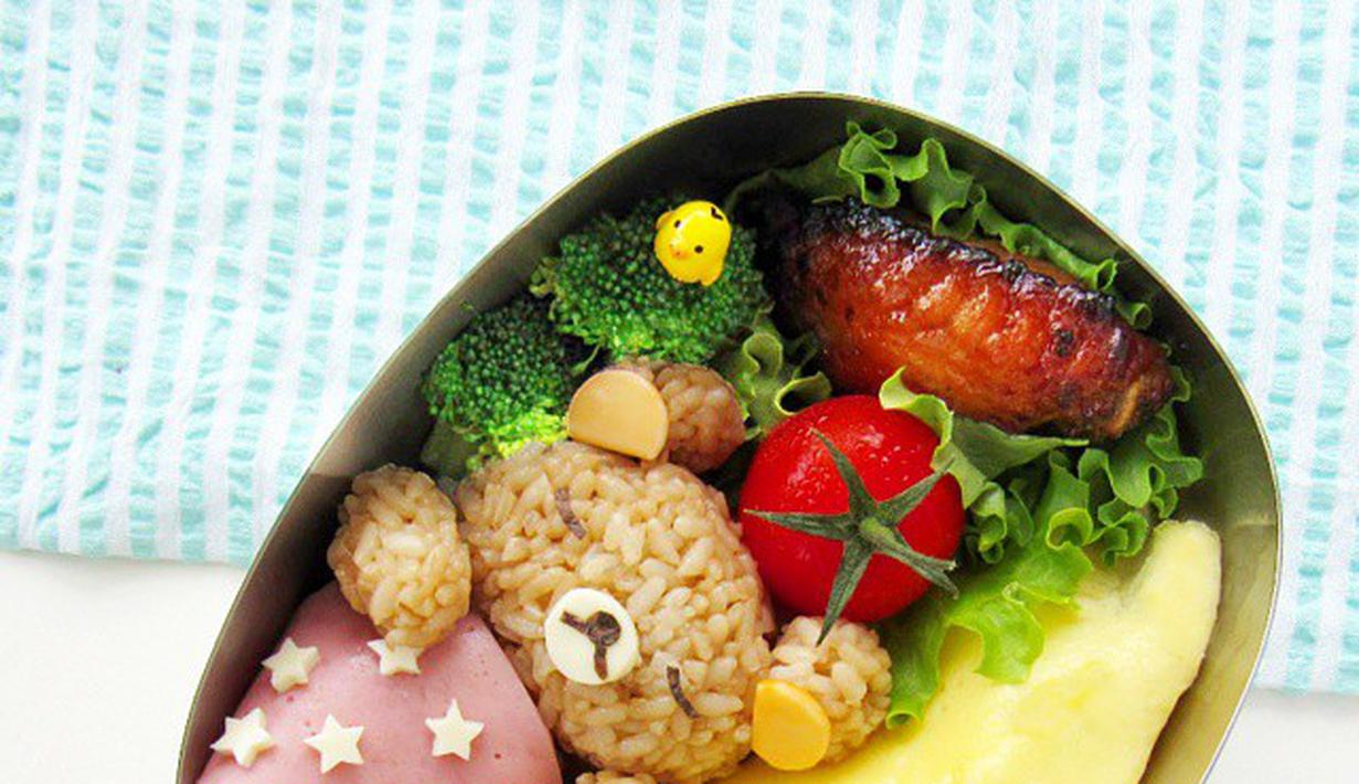 10 Inspirasi Bento Sederhana Untuk Bekal Anak - Photo Fimela.com