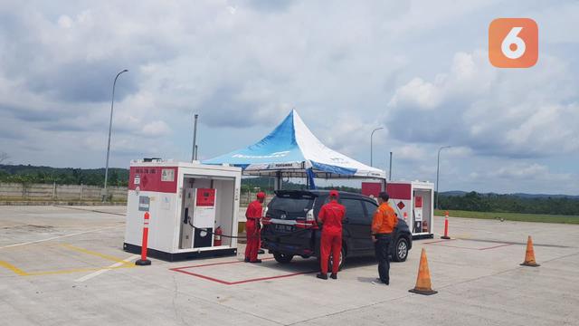 Ada SPBU 'Self Service' Pertama di Tol Balikpapan - Samarinda ...