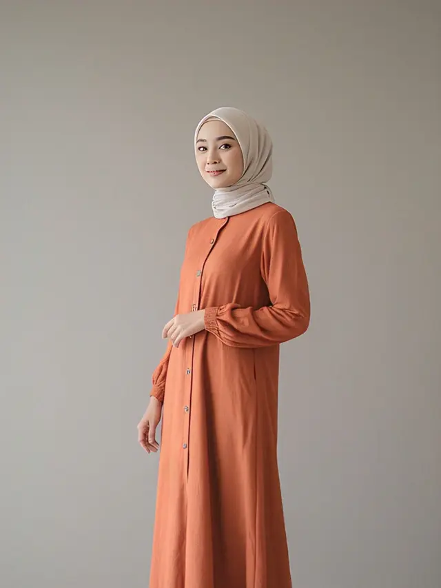 Top 3 Islami: 5 Model Gamis Terracota 2025 dengan Desain Elegan ...