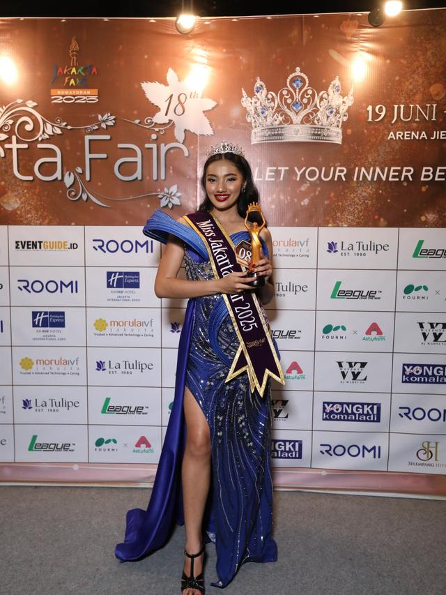 Daftar Lengkap Pemenang Miss Jakarta Fair 2025, Nathasya Rizka Sakila ...