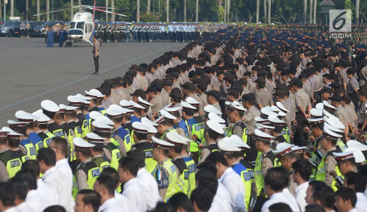 FOTO: TNI-Polri Gelar Apel Pengamanan Sidang Sengketa Pilpres - Foto ...
