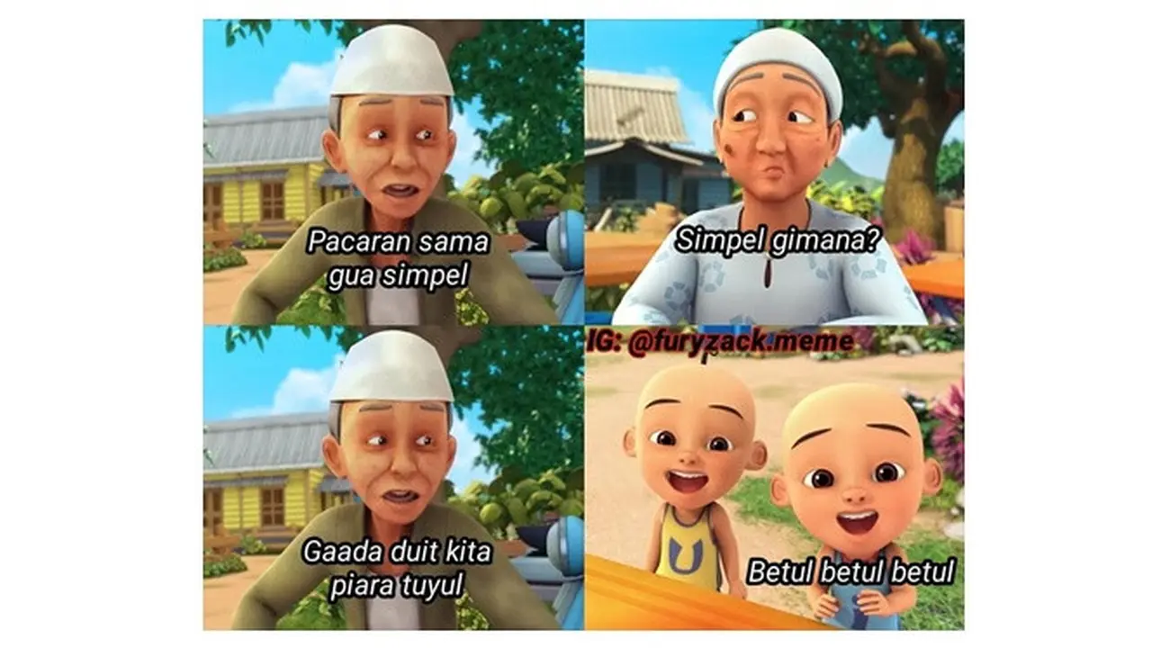 6 Meme Kocak Upin dan Ipin Bersama Opah Ini Bikin Senyum Kecut - Hot ...