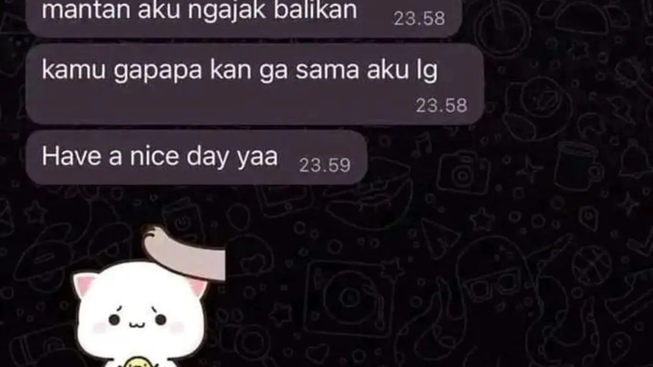 10 Chat saat Diputusin Pacar Ini Bikin Senyum Kecut - Hot Liputan6.com