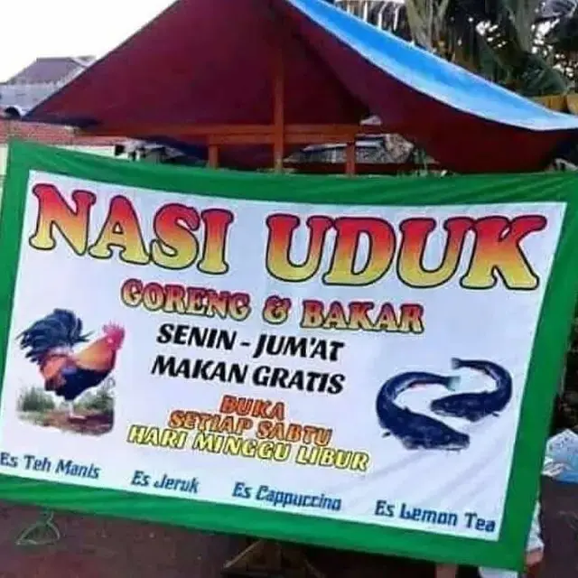 6 Tulisan Promo Makan Gratis Tapi Warung Tutup Ini Bikin Bingung Pembeli - Hot Liputan6.com