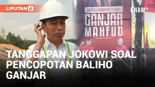 VIDEO: Baliho Ganjar-Mahfud Dicopot Jelang Kunjungan Presiden ke Bali, Jokowi Bilang Begini ...