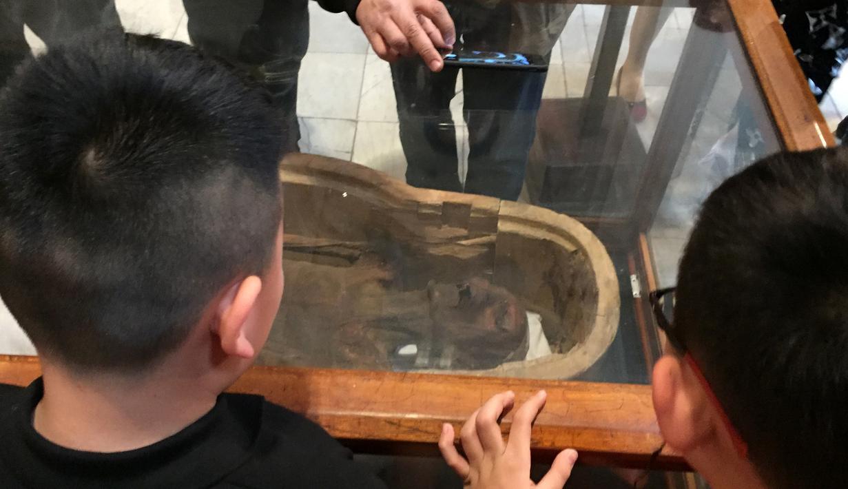 FOTO: Bikin Merinding, Museum Mesir Pamerkan Mumi Menjerit