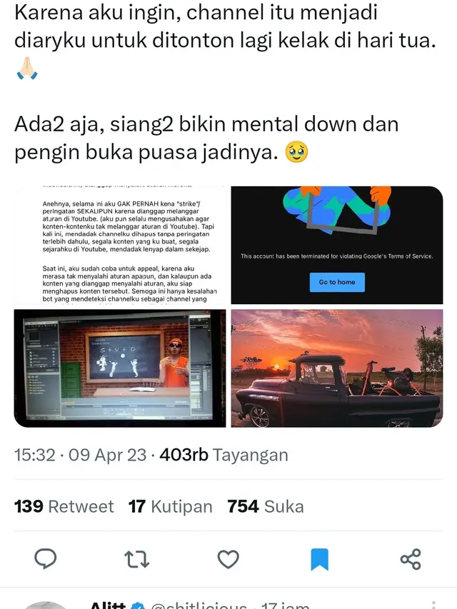 Penulis Alitt Susanto Patah Hati, Kanal YouTube yang Sudah Dibangun ...
