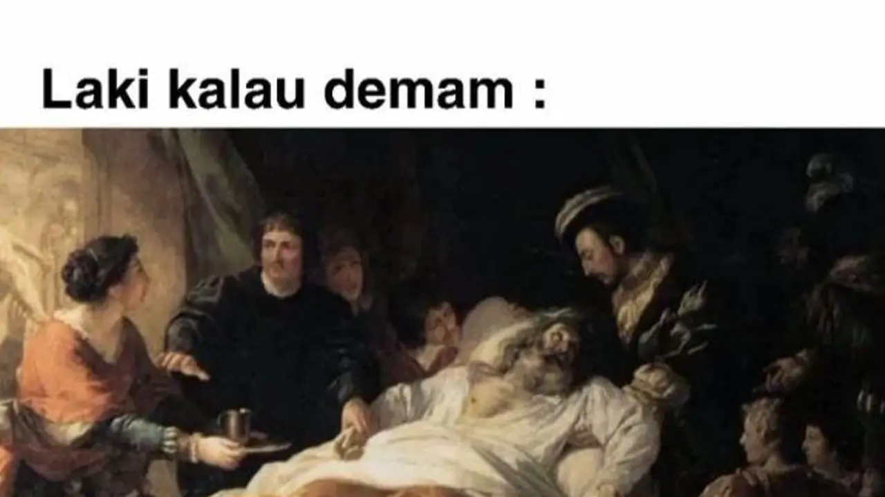 6 Meme Cowok saat Demam Ini Relate Banget, Penuh Drama - Hot Liputan6.com