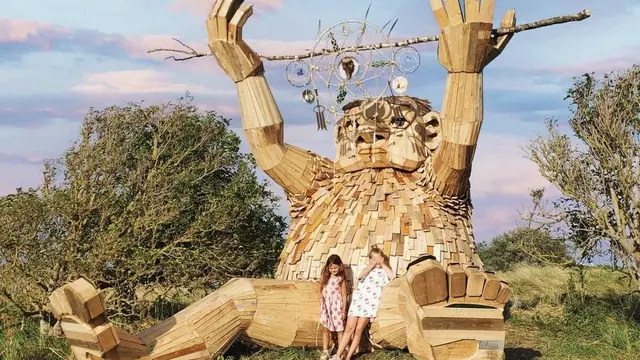 Pria Ini Buat Patung Troll Raksasa dari Kayu Daur Ulang, 6 Hasilnya ...