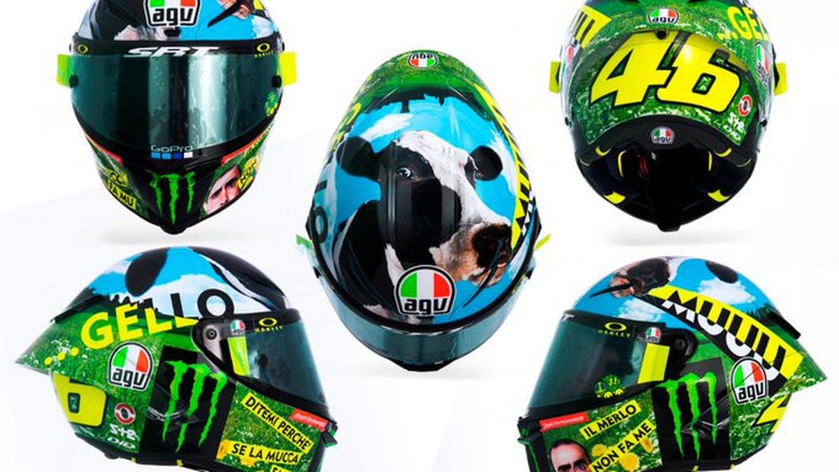 Dari Sekian Desain, Manakah Helm Favorit Valentino Rossi?