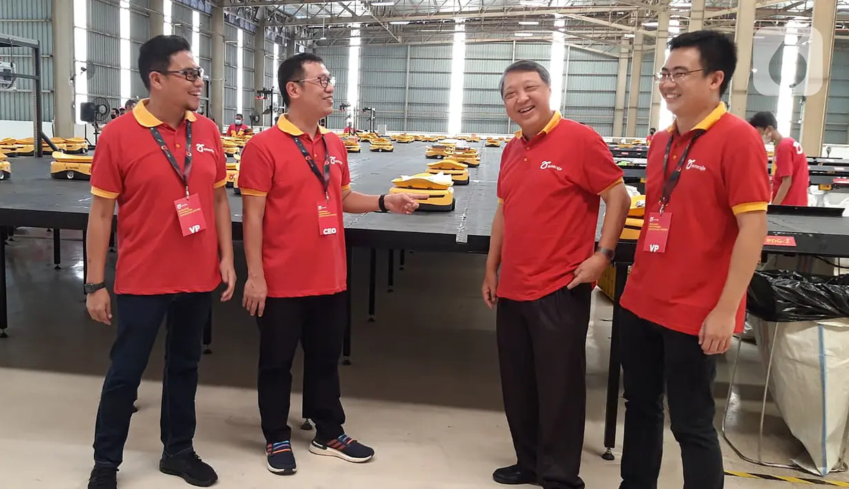 FOTO: Sistem Robotic Anteraja Tingkatkan Kinerja Penyortiran Logistik ...