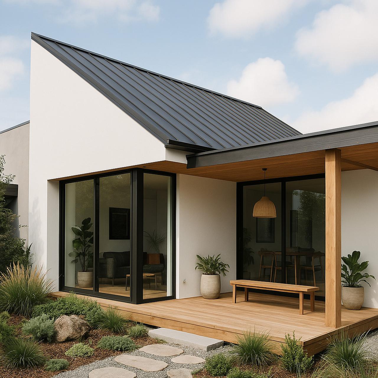 10 Model Rumah Atap Miring ke Belakang Terbaru 2025, Fungsional dan ...