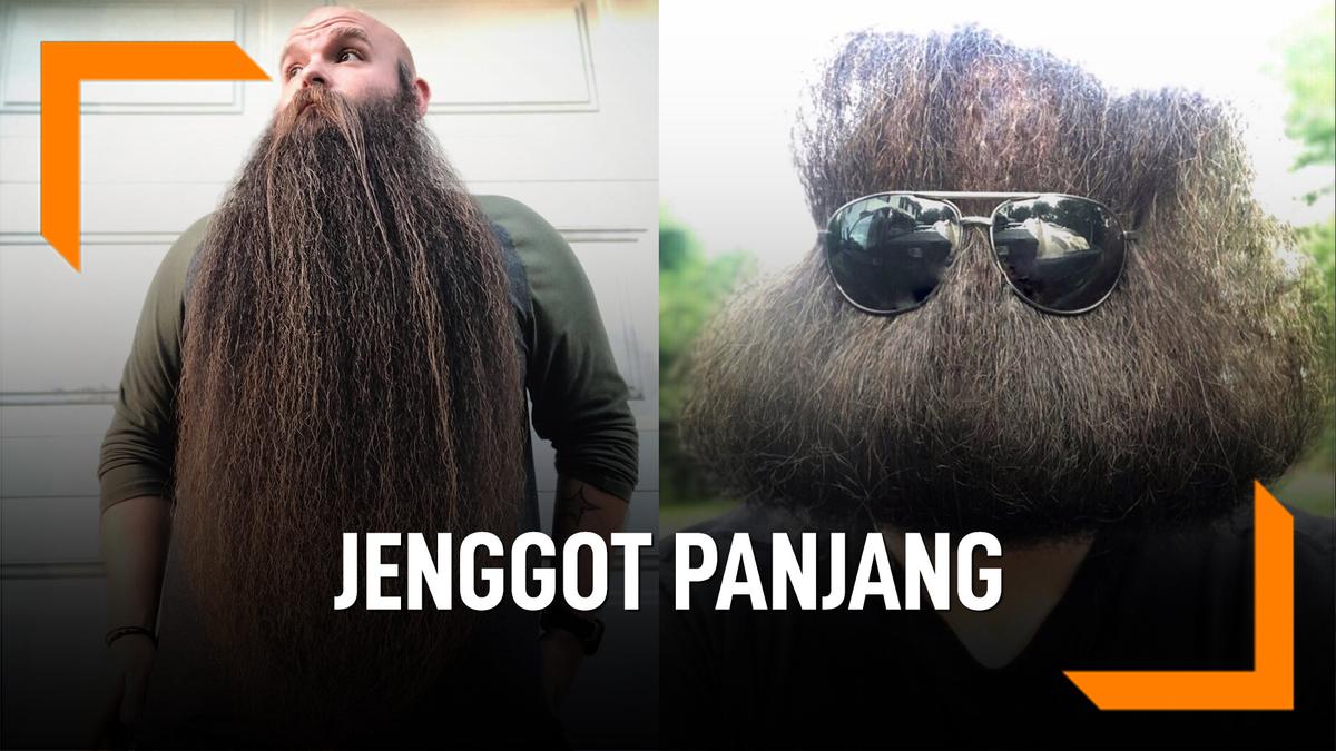 VIDEO: Pria Ini Punya Jenggot, Panjangnya Mencapai Pinggang - Hot ...