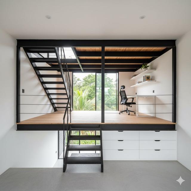 10 Inspirasi Desain Rumah Mezzanine Hemat Biaya dengan Ruang Multifungsi