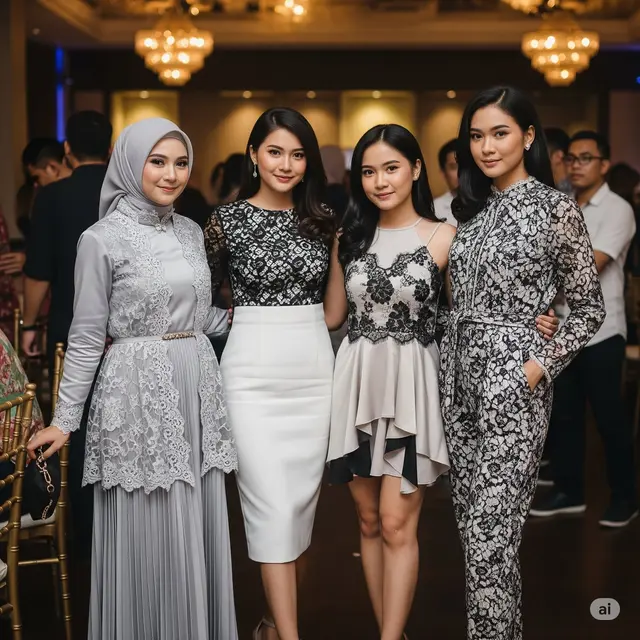 7 Inspirasi Model Baju Renda Terbaru 2025, Tampil Anggun Tanpa ...