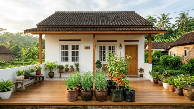 9 Inspirasi Rumah Desa dengan Kebun Mini yang Bisa Menghemat ...