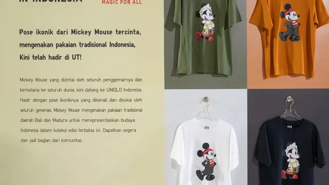Semarak Perayaan 10 Tahun UNIQLO di Indonesia, Ada Kaus Mickey Mouse ...