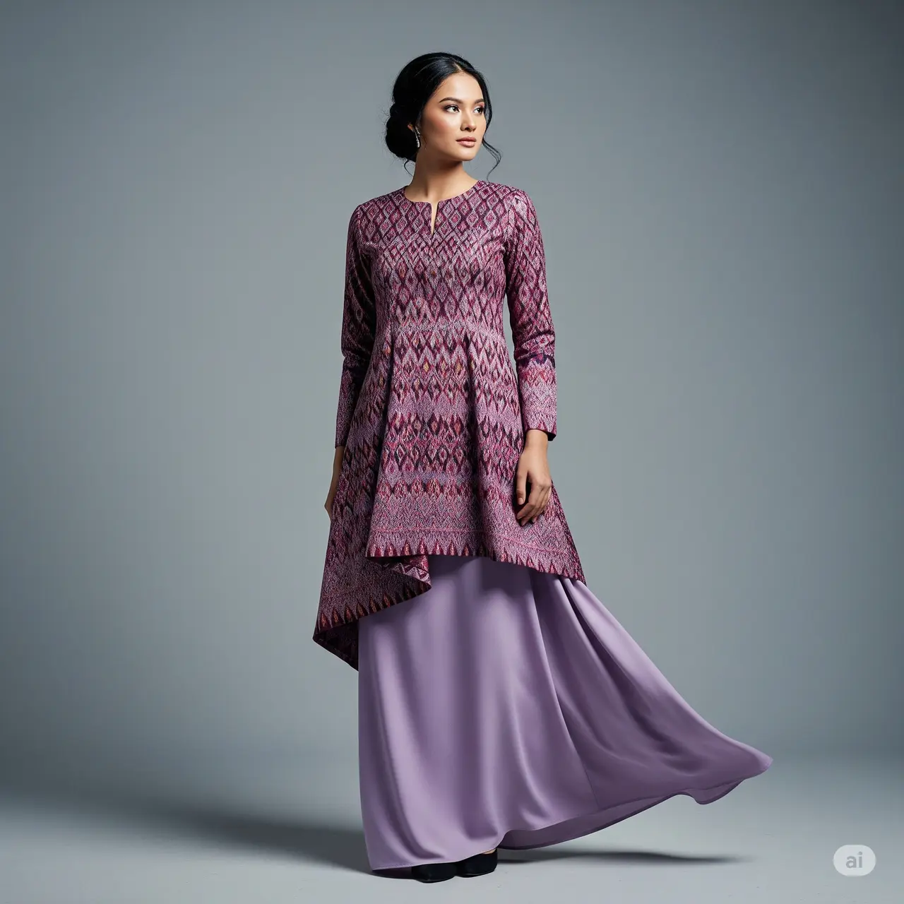 9 Model Baju Tenun Kombinasi Kain Polos, Panduan Lengkap untuk Gaya ...