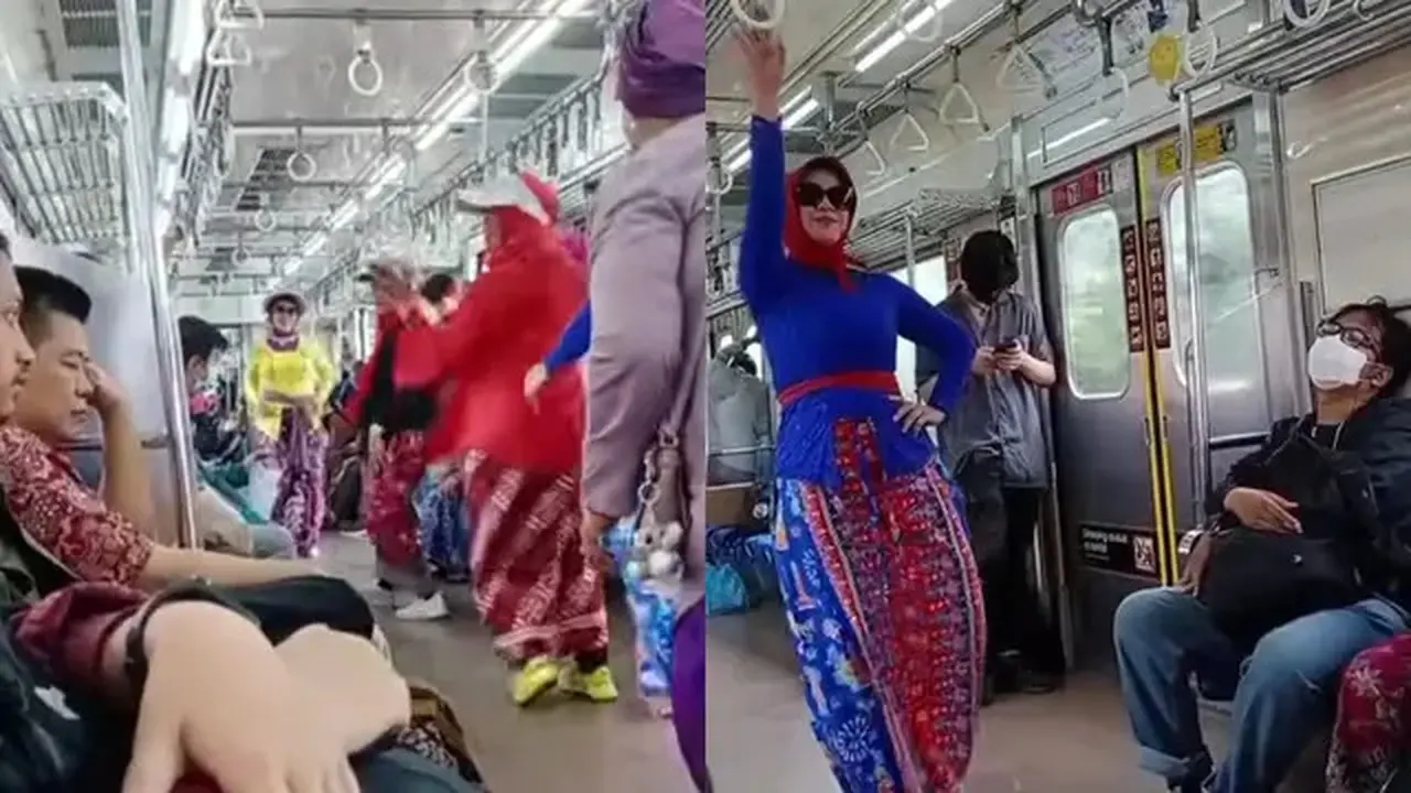 6 Potret Aksi Emak-emak di KRL Ini Bikin Tepuk Jidat, Ada yang Pernah Viral - Hot Liputan6.com
