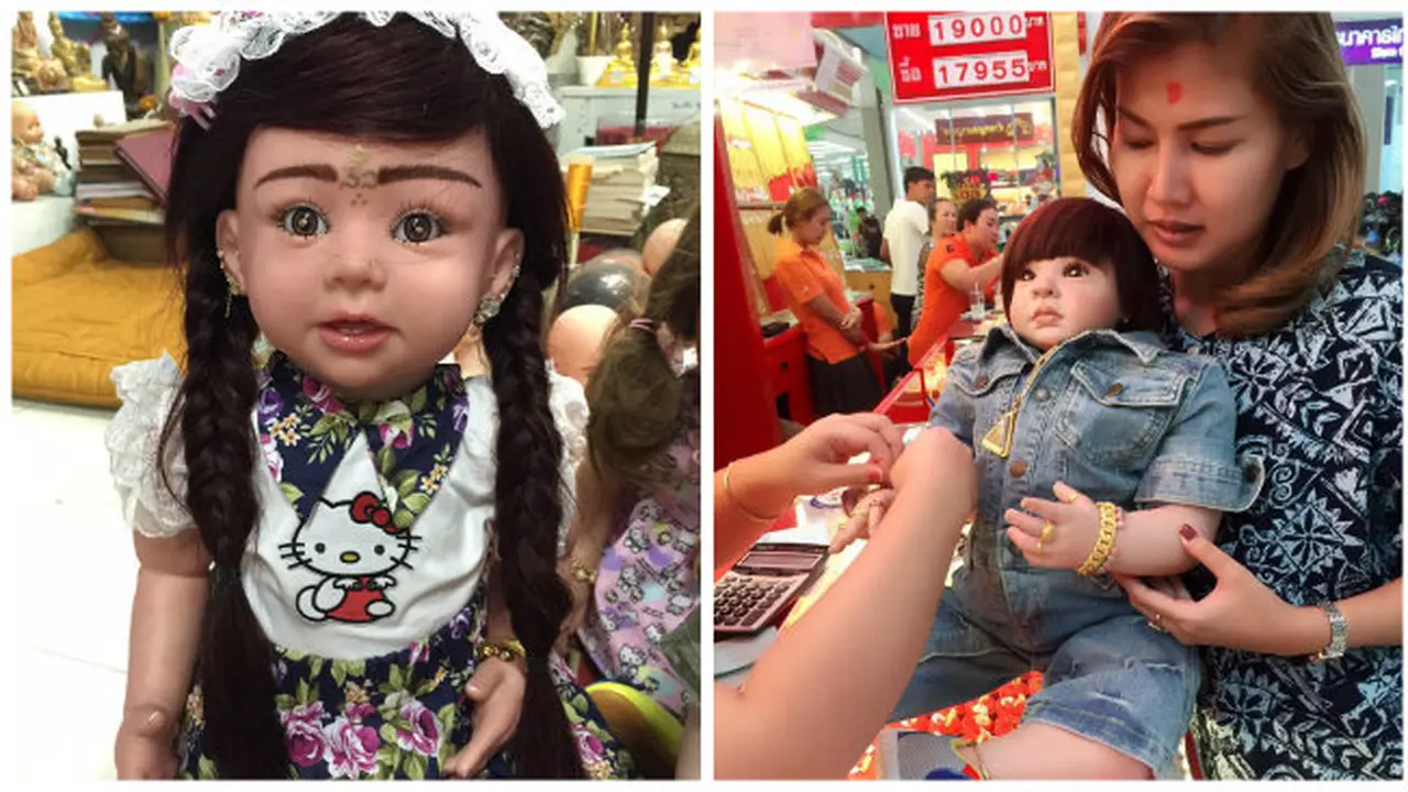 Mengenal Tradisi Luk Thep di Thailand, Boneka Arwah yang Dipercaya Bawa ...