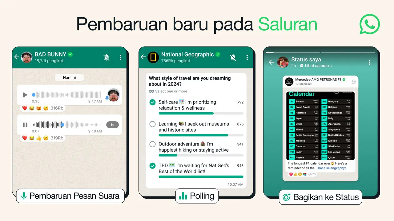 Pencarian WhatsApp Channel Makin Mudah, Kini Hadir Per Kategori - Tekno Liputan6.com