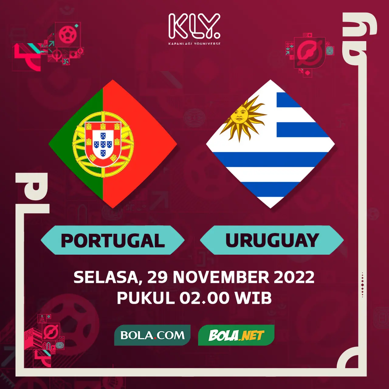 Link Live Streaming Portugal Vs Uruguay di Piala Dunia 2022: Tonton di SCTV, Vidio, Moji, Nex ...