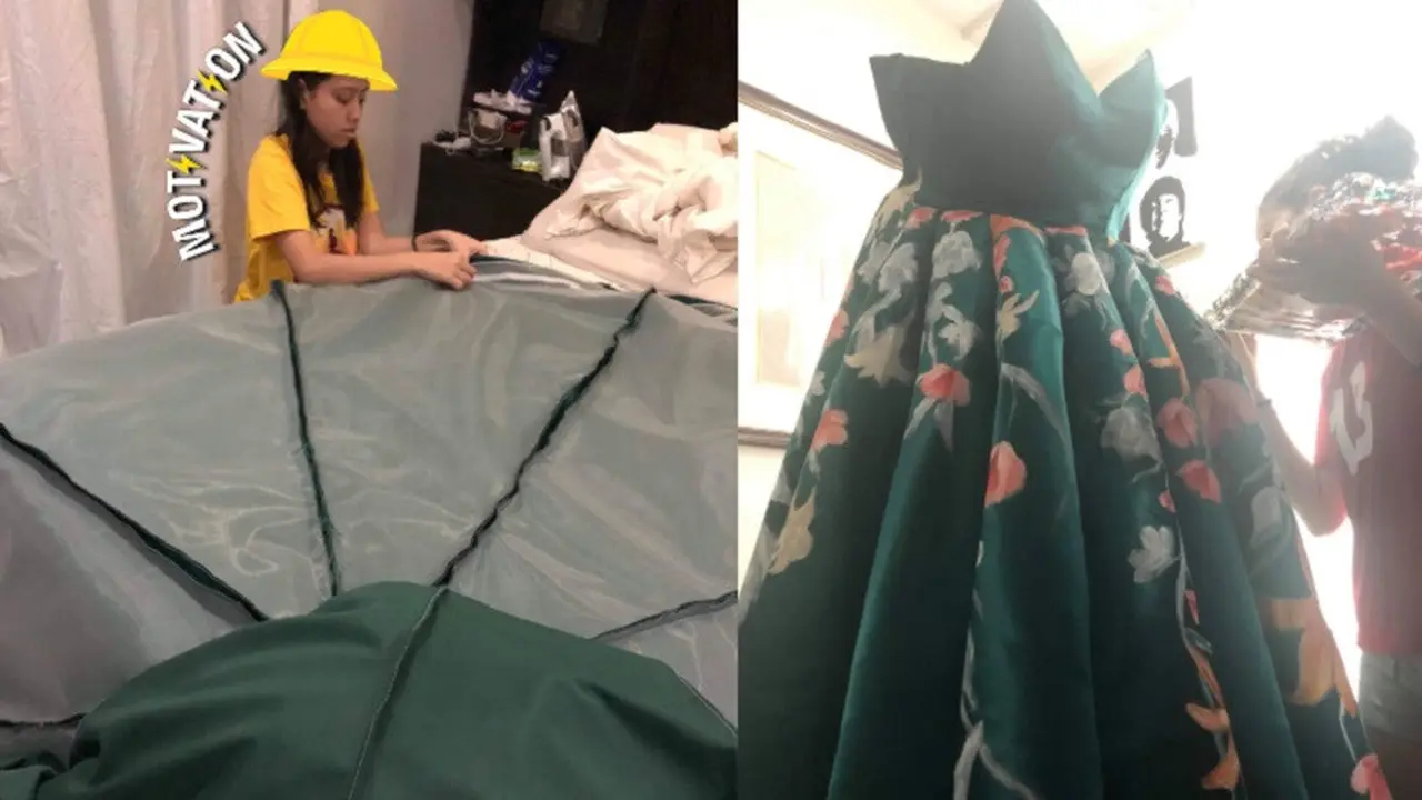 Remaja Ini Lukis Gaun Prom Night Sendiri, Hasilnya Bikin Warganet ...