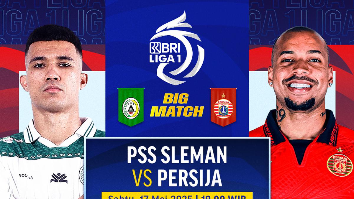 Saksikan! PSS Sleman vs Persija BRI Liga 1 2024/25 di Vidio - Indonesia Bola.com