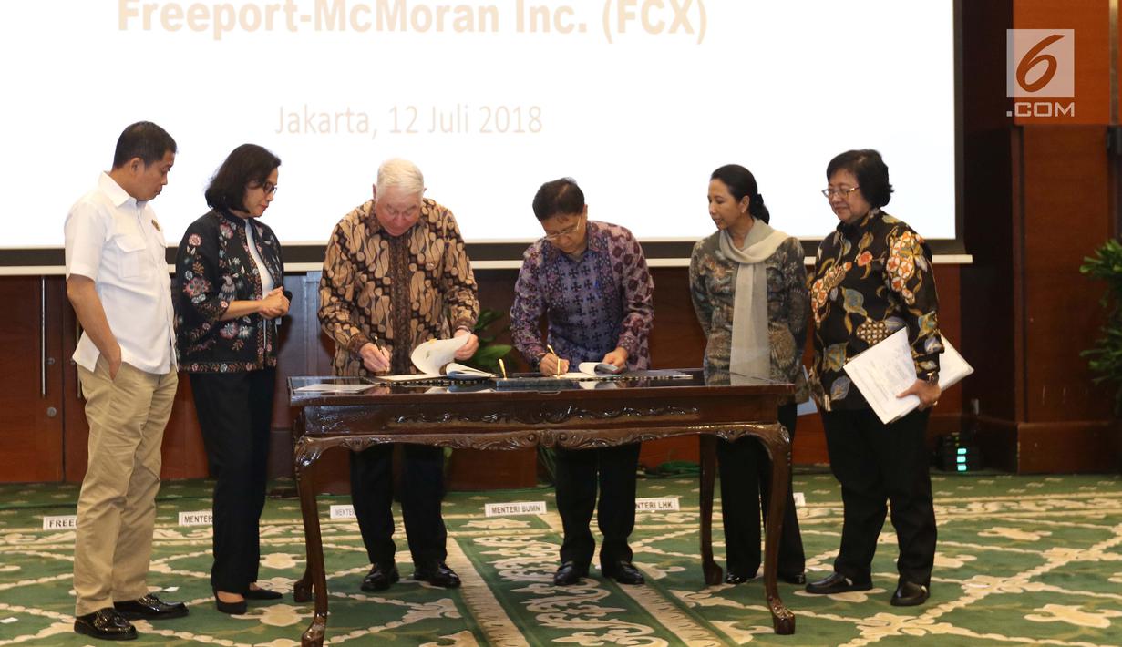 FOTO: Sah, 51 Persen Saham Freeport Dimiliki Indonesia