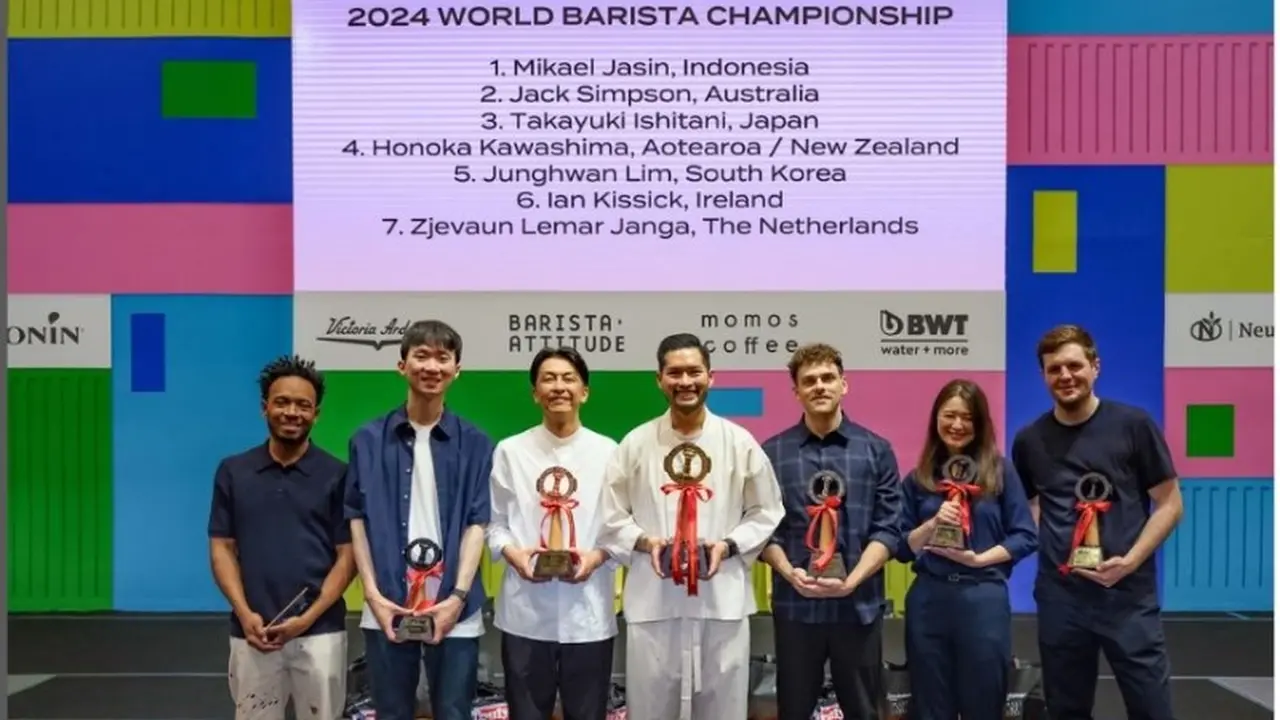 Mikael Jasin dari Indonesia Jadi Juara Barista World Championship 2024 ...