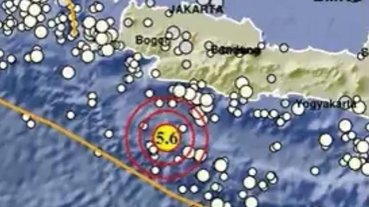 Gempa Magnitudo 5,6 Guncang Sukabumi Jabar, Berpusat di Laut - Regional Liputan6.com