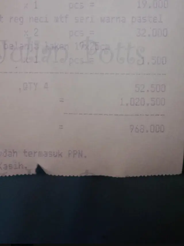 6 Potret Struk Belanja Total Jutaan Gara-Gara Salah Cetak Ini Bikin Kaget - Hot Liputan6.com