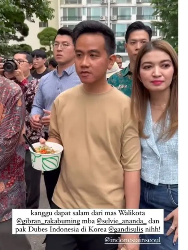 6 Potret Gaya Gibran Rakabuming dan Selvi Ananda saat Kunjungan Luar ...