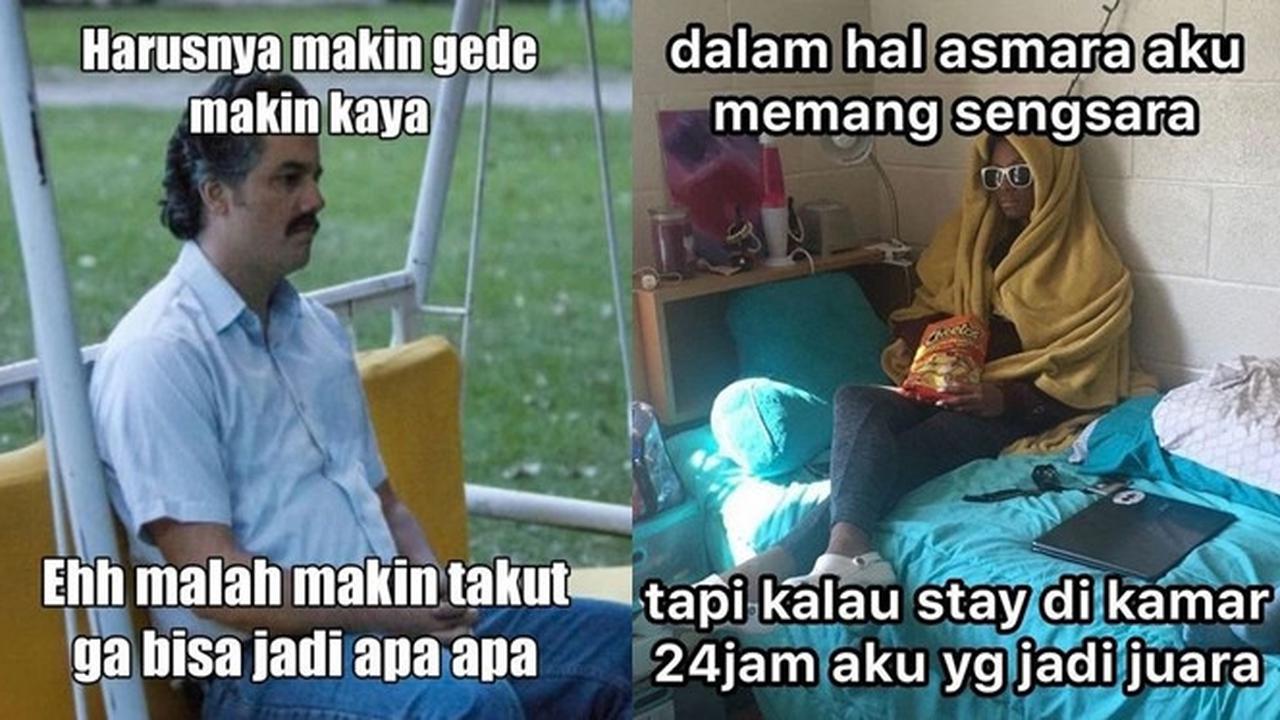 6 Meme Lucu Pakai Foto Orang Melamun Ini Bikin Geleng Kepala