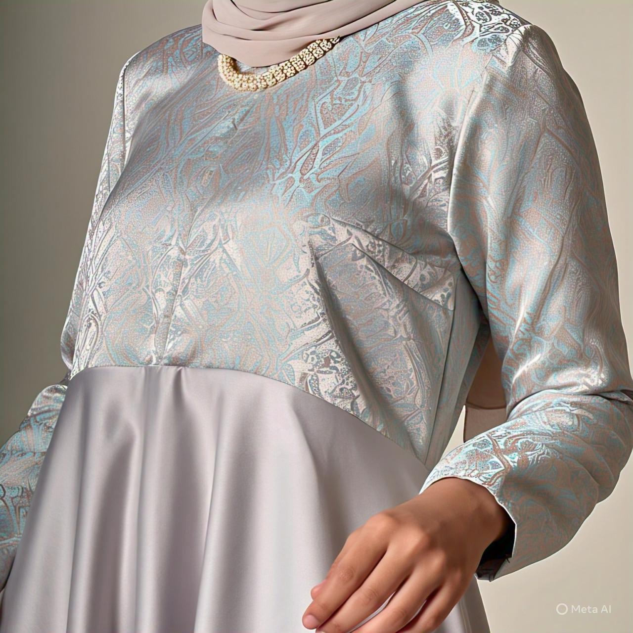 13 Model Gamis Brokat Simple Elegan 2025, Bikin Tampil Cantik