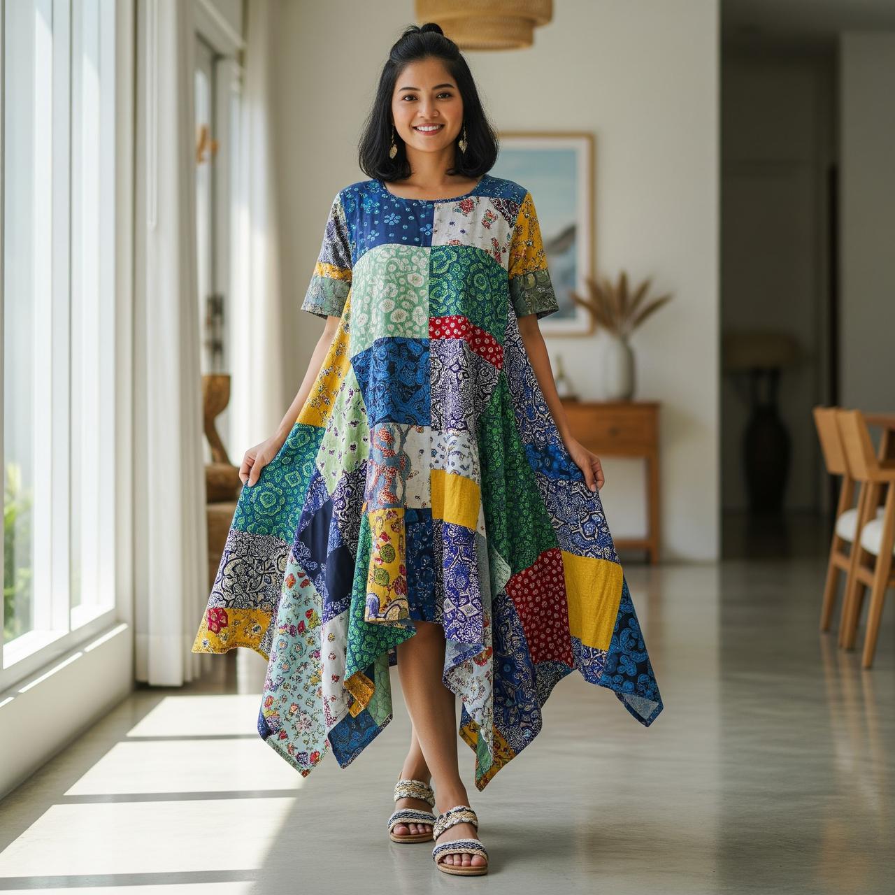 7 Model Daster dari Kain Perca yang Cantik untuk Tampilan Santai di Rumah