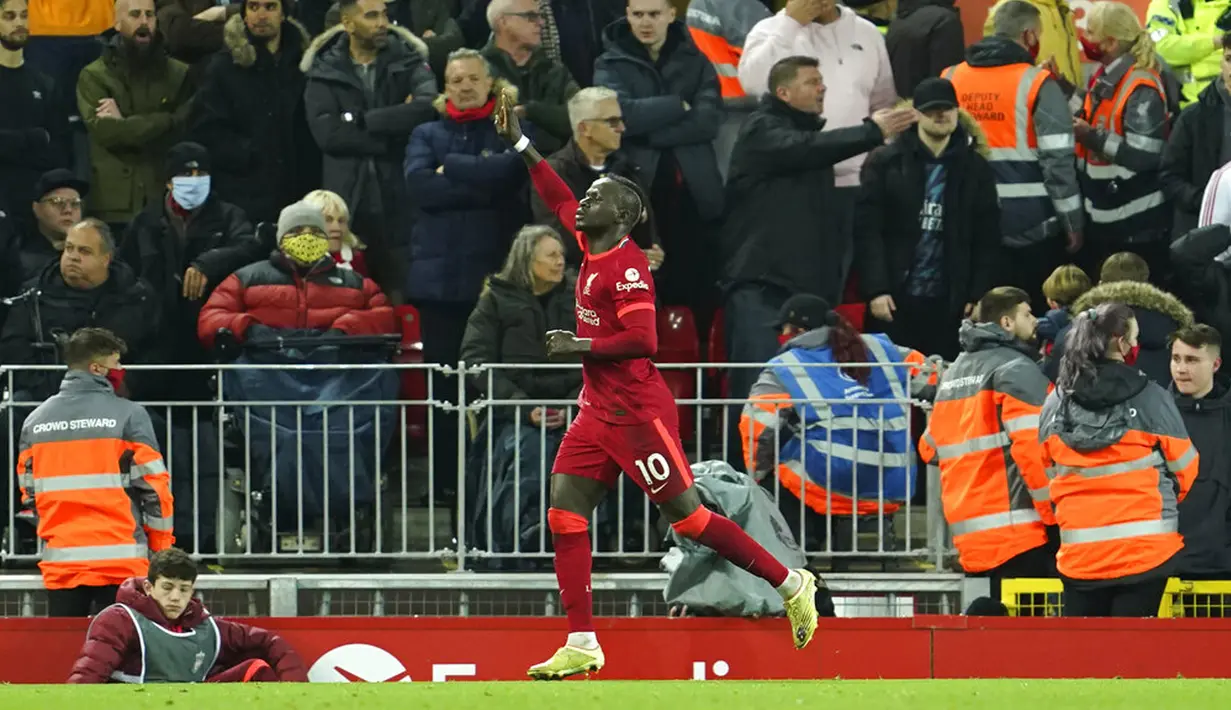 FOTO: Liverpool Bantai Arsenal 4-0 - Foto Liputan6.com