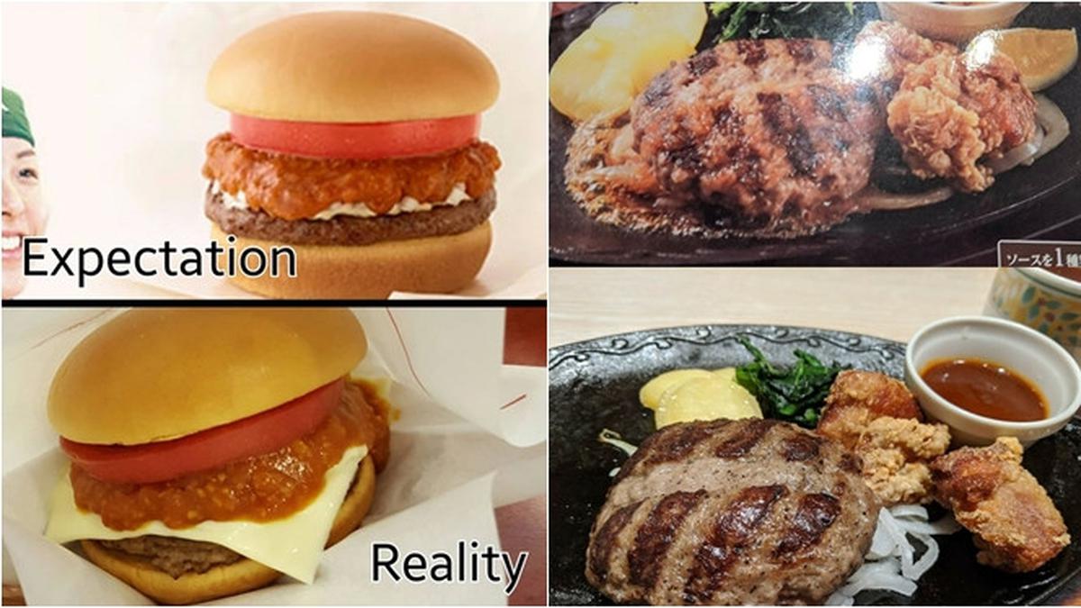 7 Potret Makanan di Buku Menu Vs Realita Ini Sesuai Ekspektasi, Tak ...