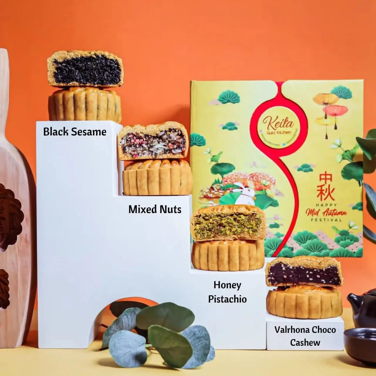 Uniknya Mooncake Keita Guld Kitchen, Terjamin Sehat dengan Varian Anyar ...