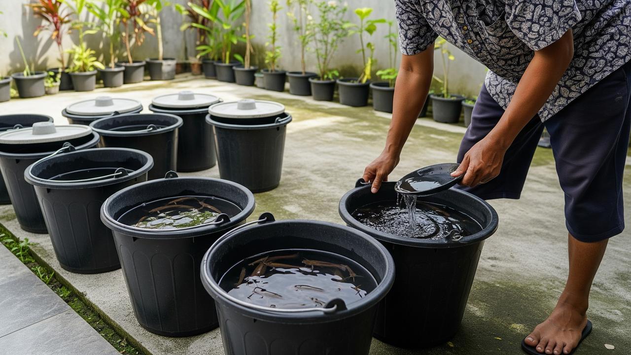 Cara Ternak Ikan Patin di Ember Besar 100 Liter Anti Mati untuk Pemula ...