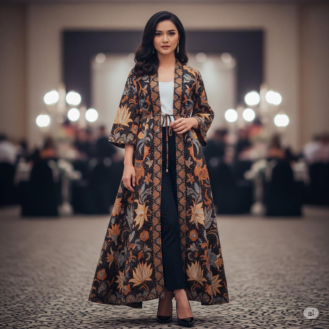 15 Outer Batik Wanita Layering Terbaik di 2025, Stylish, Unik, dan ...